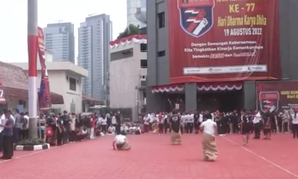 Lomba Tradisional Tutup Rangkaian Peringatan HUT Proklamasi RI dan HDKD Kemenkumham - Marunda News